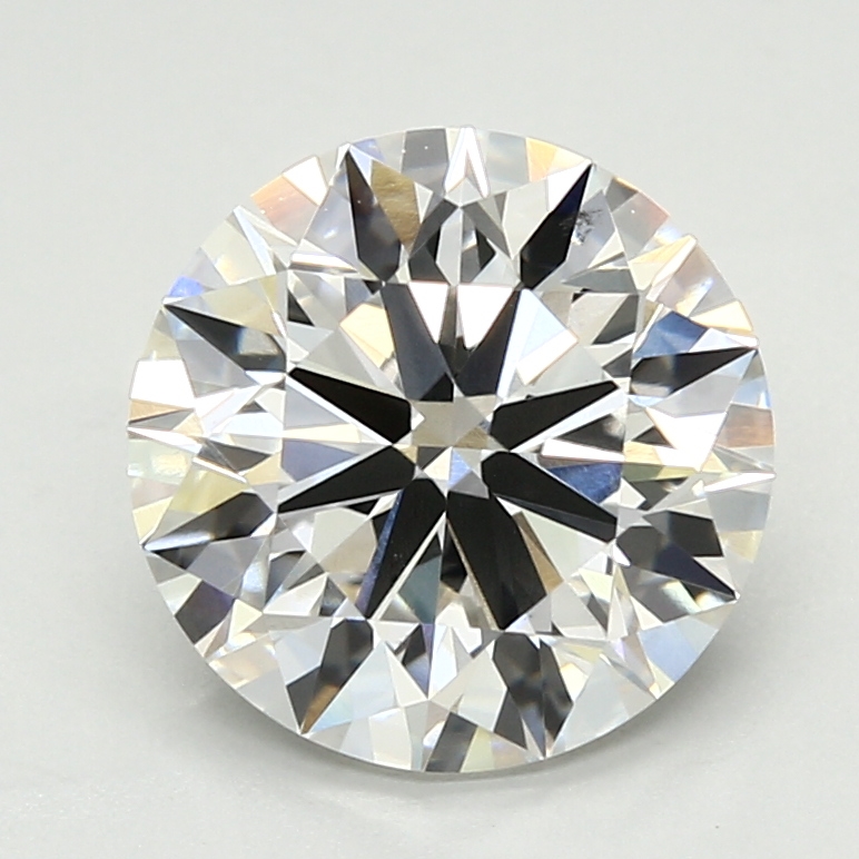 2.52 Carat E VS2 Round Brilliant Lab Grown Diamond IGI Certified ...