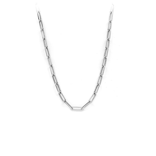 Gold Paperclip Link Necklace