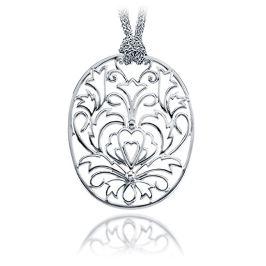 Oval Filigree Pendant